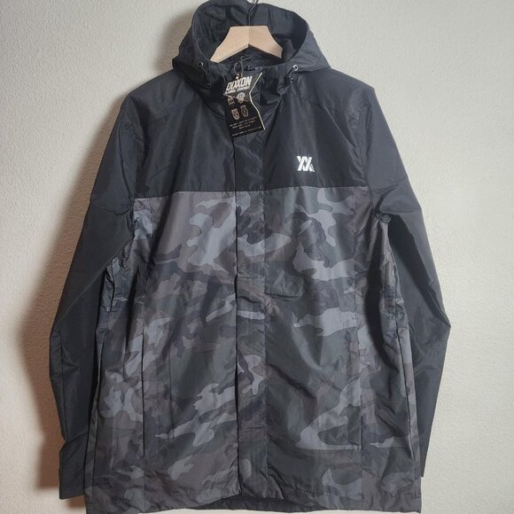 DIXXON | Jackets & Coats | Dixxon Jacket Mens Large Black Gray Camo ...